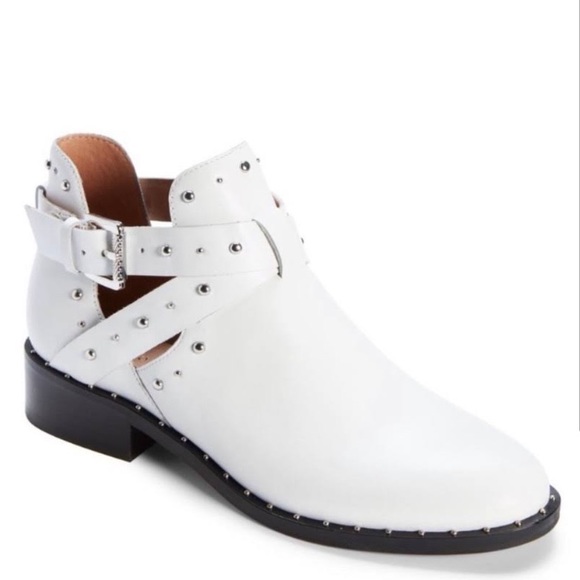 Halogen | Shoes | Halogen Hailey Boot Leather Studded Ankle Booties ...